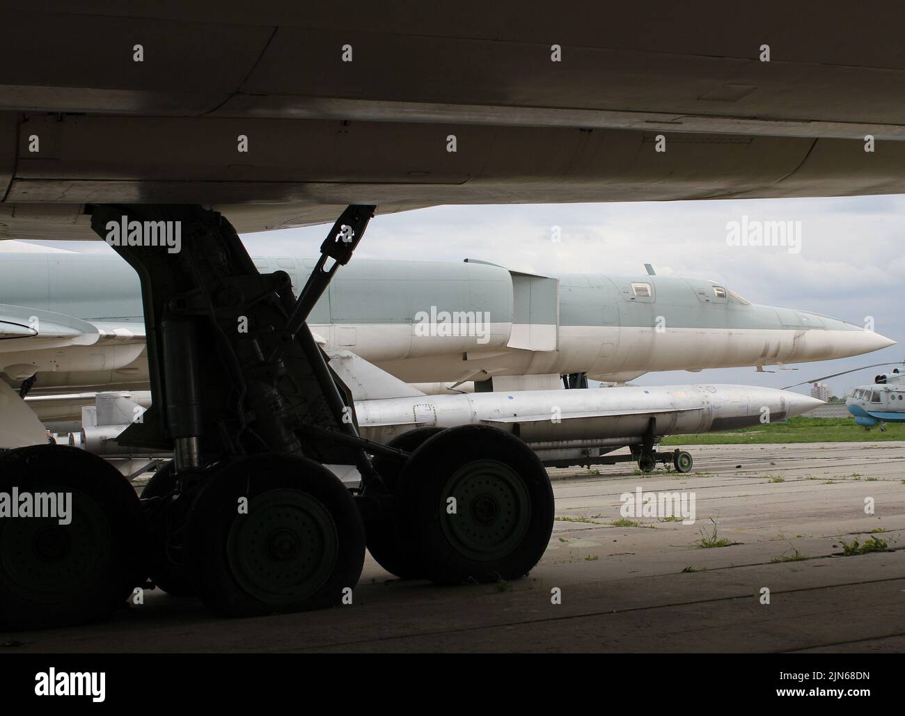 Reactivated old Soviet-made missiles at a strategic airfield with ...