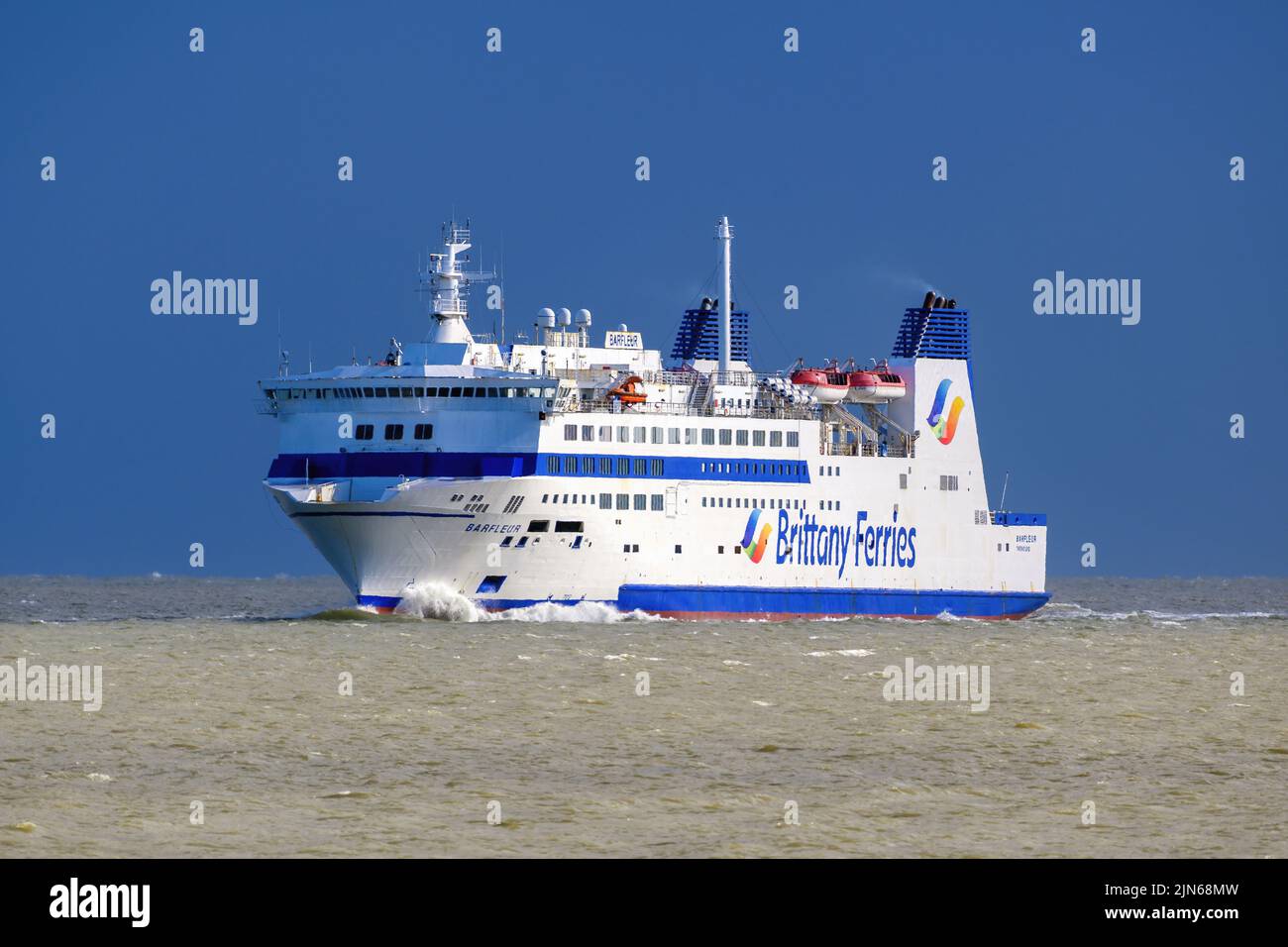 Barfleur is a French cross-Channel ferry operated by Brittany Ferries ...