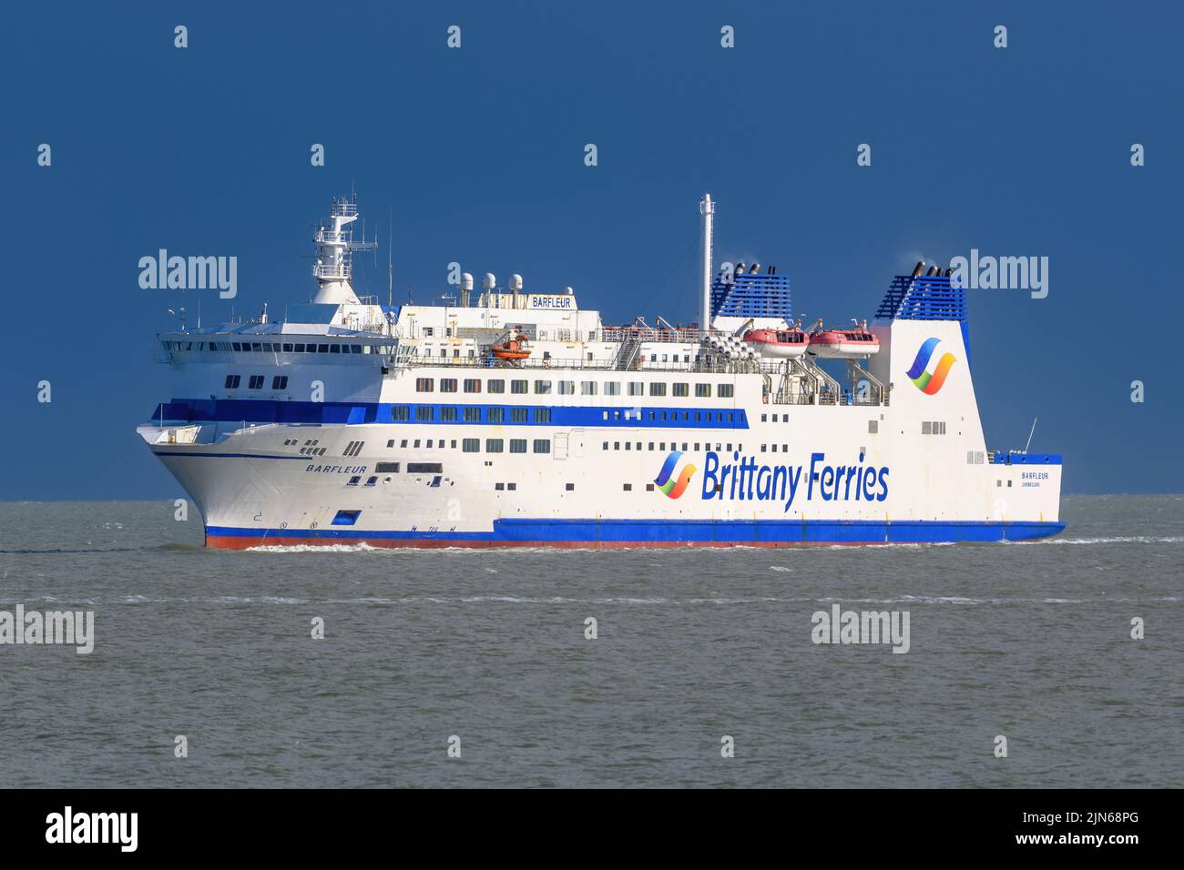 Barfleur is a French cross-Channel ferry operated by Brittany Ferries ...