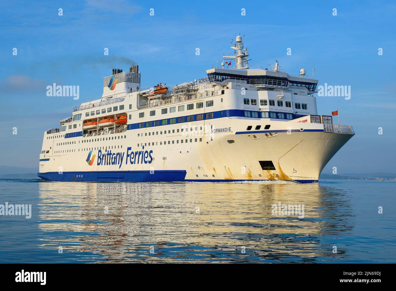 Normandie is a French cross-Channel ferry that sails the Caen ...