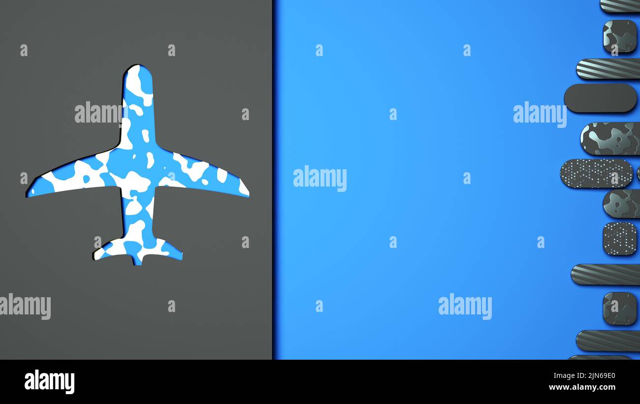 Modern World traveling world concept 3d render background Stock Photo ...