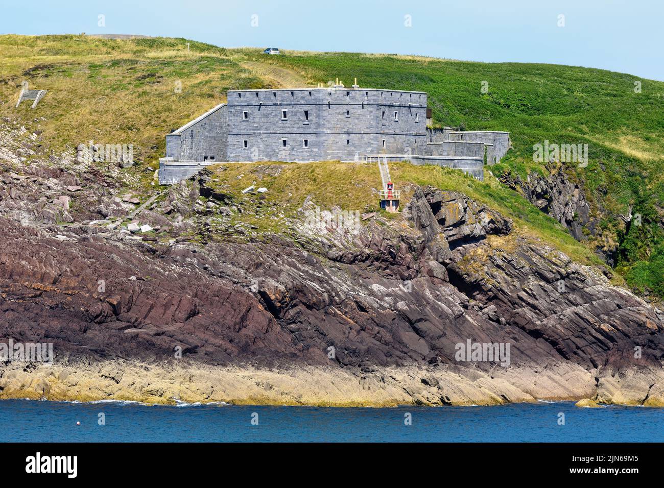 The West Blockhouse is a Tudor fort overlooking the entrance to Milford ...
