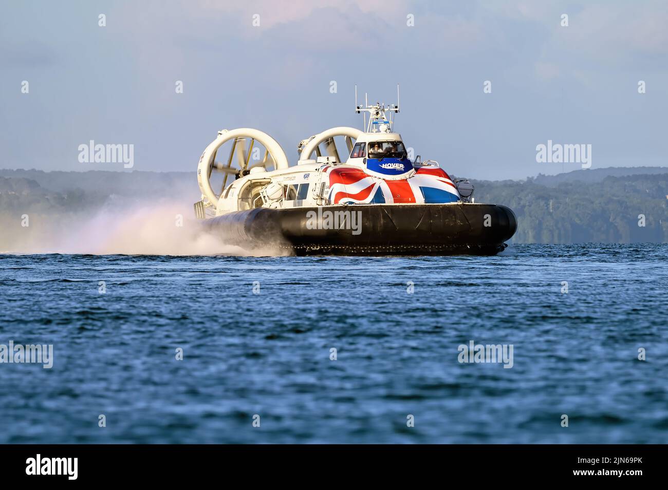 Island Flyer a hovercraft operated by Hovertravel on passenger services ...