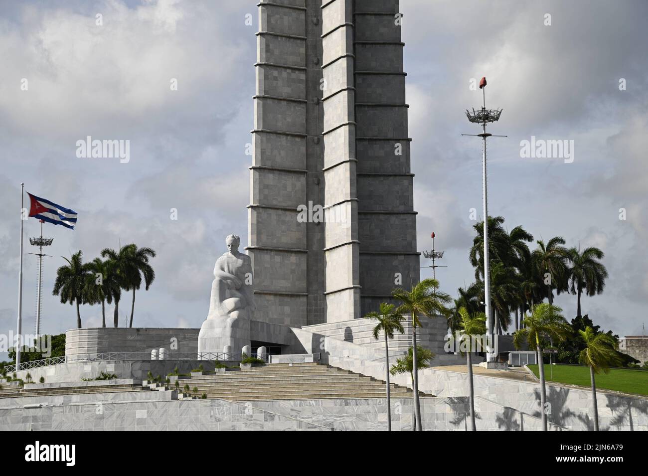 Landscape with scenic view of the star shaped tower on Plaza de la ...