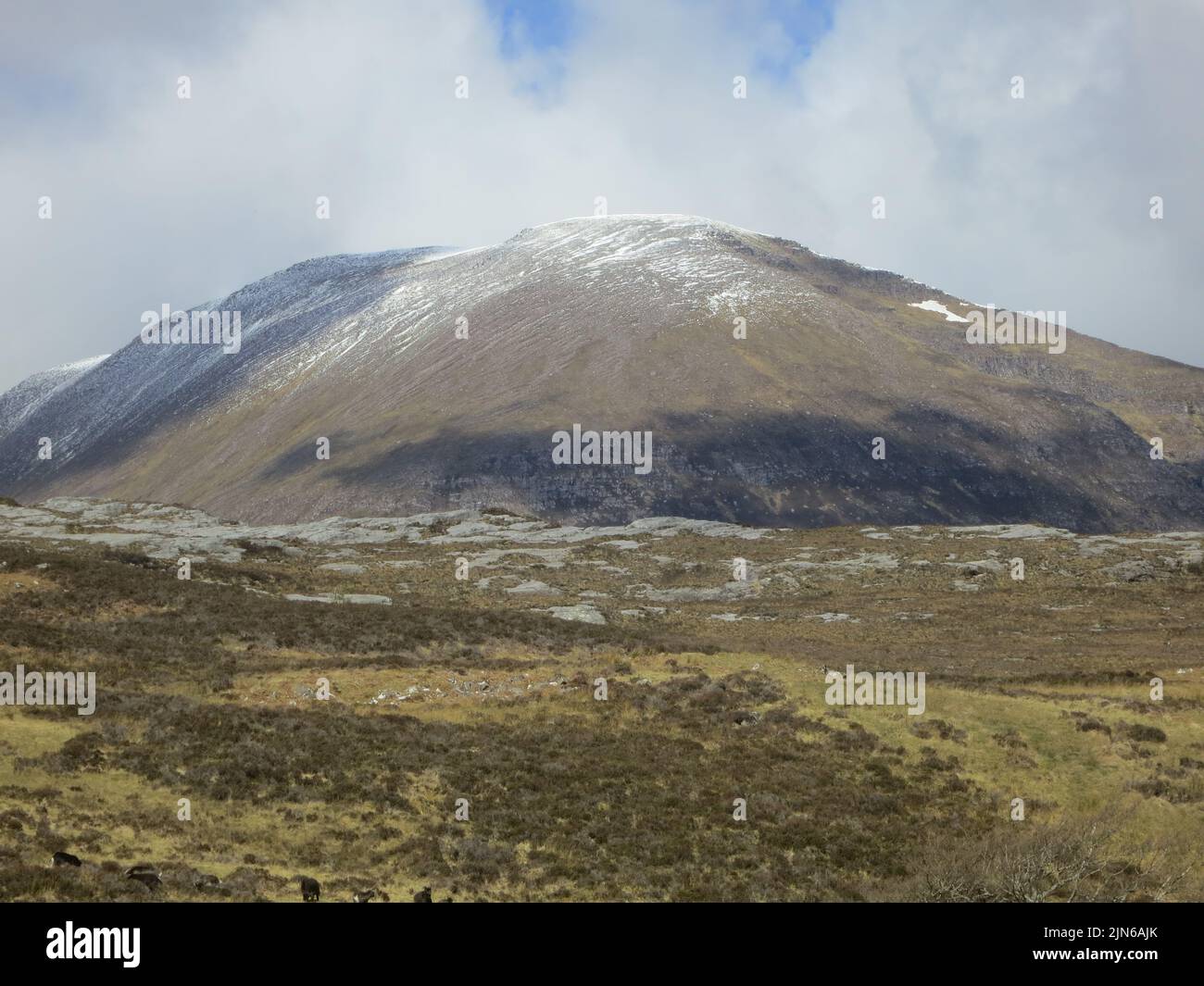 The Cape Wrath trail. Scottish Highlands. West coast of Scotland. UK ...