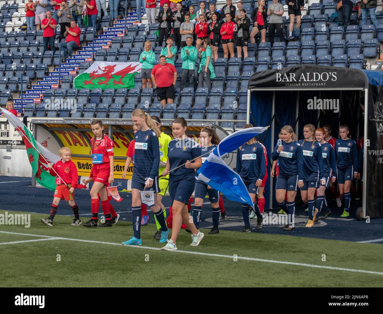 Falkirk, Scotland, United Kingdom. July 14th 2022: The Boys and Girls ...
