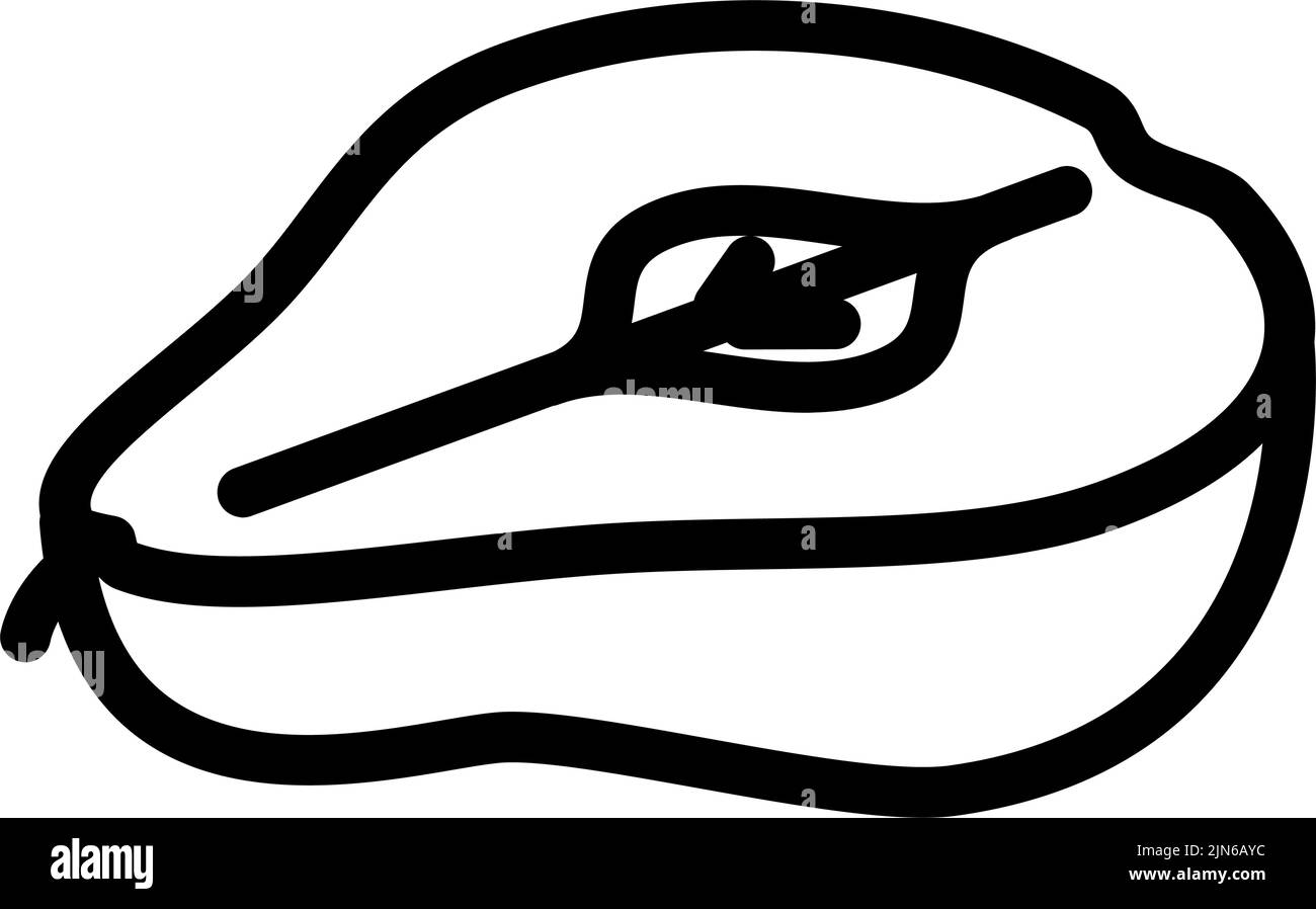 cut pear one line icon vector illustration Stock Vector Image & Art - Alamy