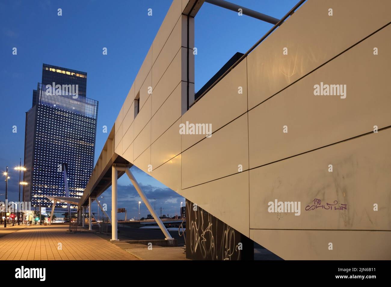 Toren op Zuid or the Tower on South or the KPN Tower (Renzo Piano ...