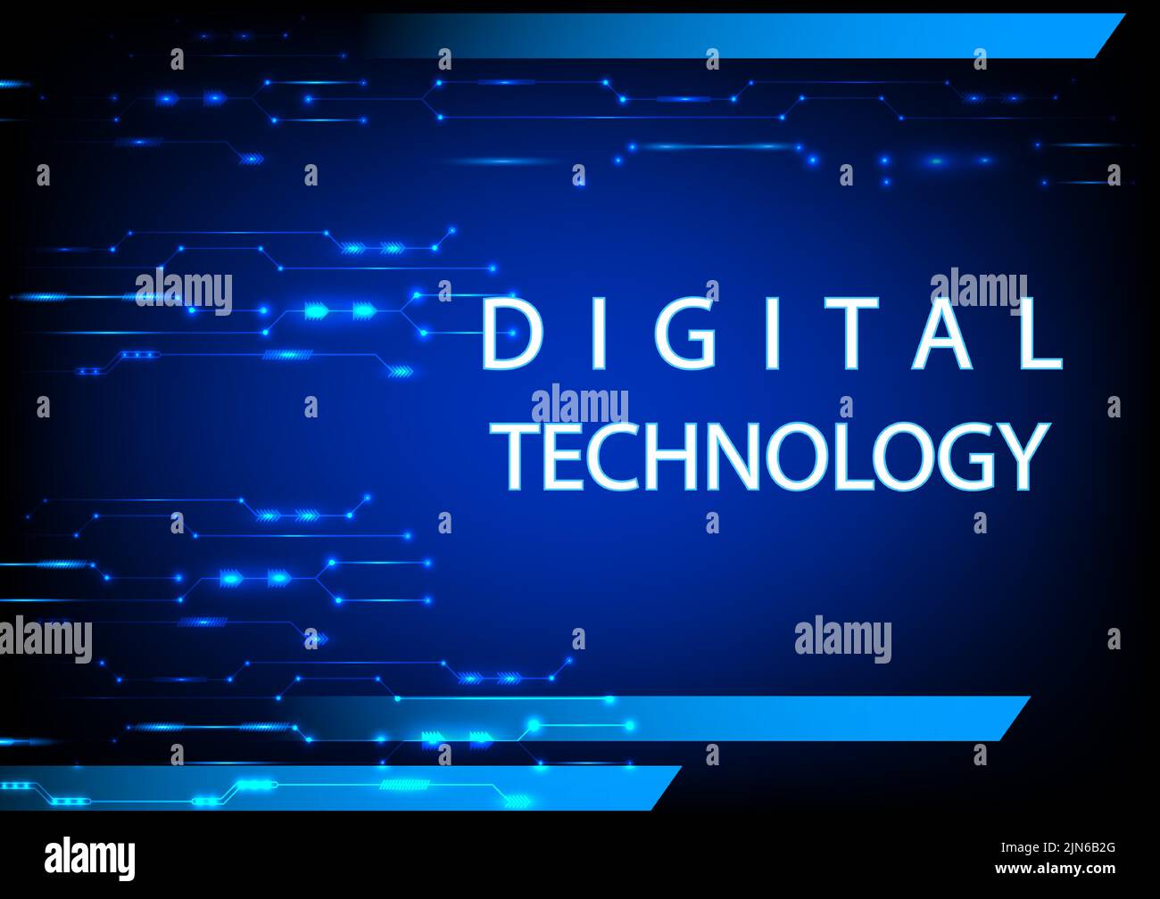 Vector illustration Hi Technology style line digital glow abstract ...