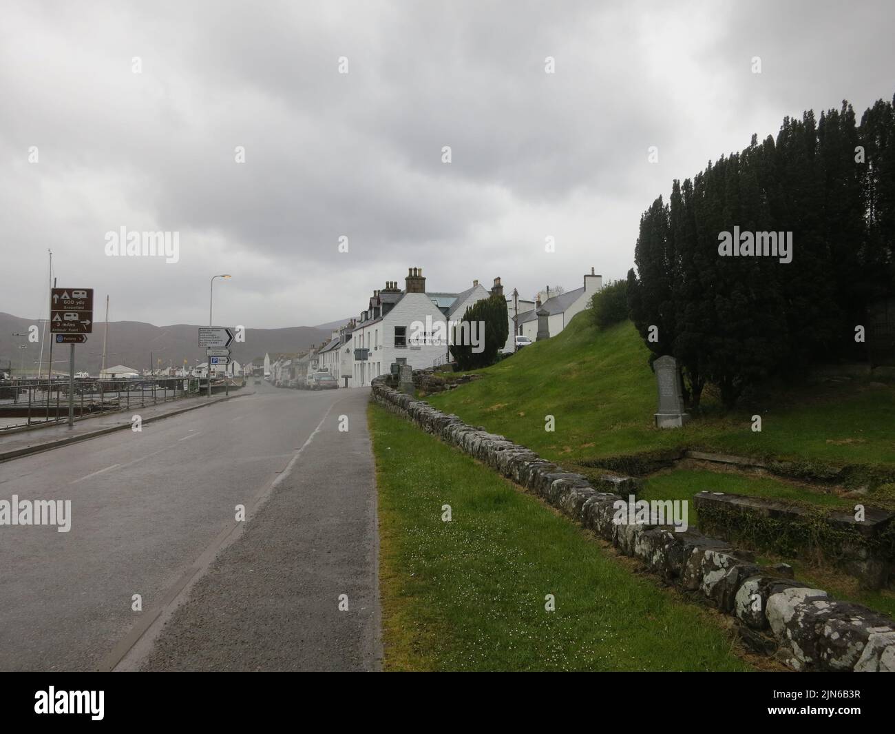The Cape Wrath trail. Scottish Highlands. West coast of Scotland. UK ...