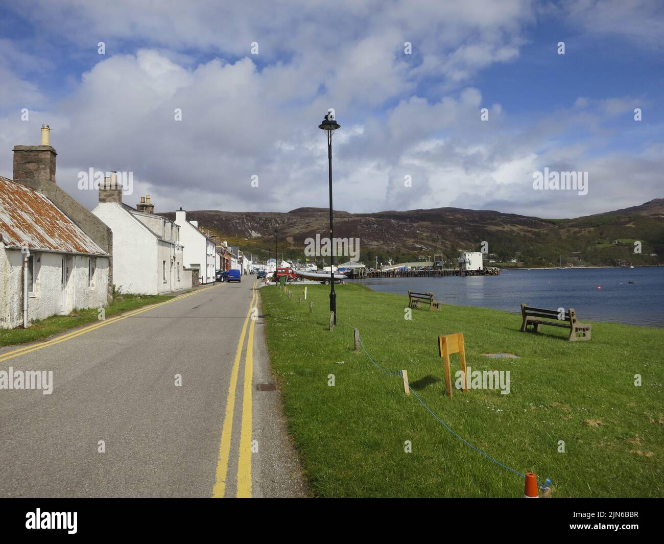 The Cape Wrath trail. Scottish Highlands. West coast of Scotland. UK ...