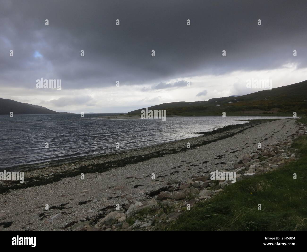 The Cape Wrath trail. Scottish Highlands. West coast of Scotland. UK ...
