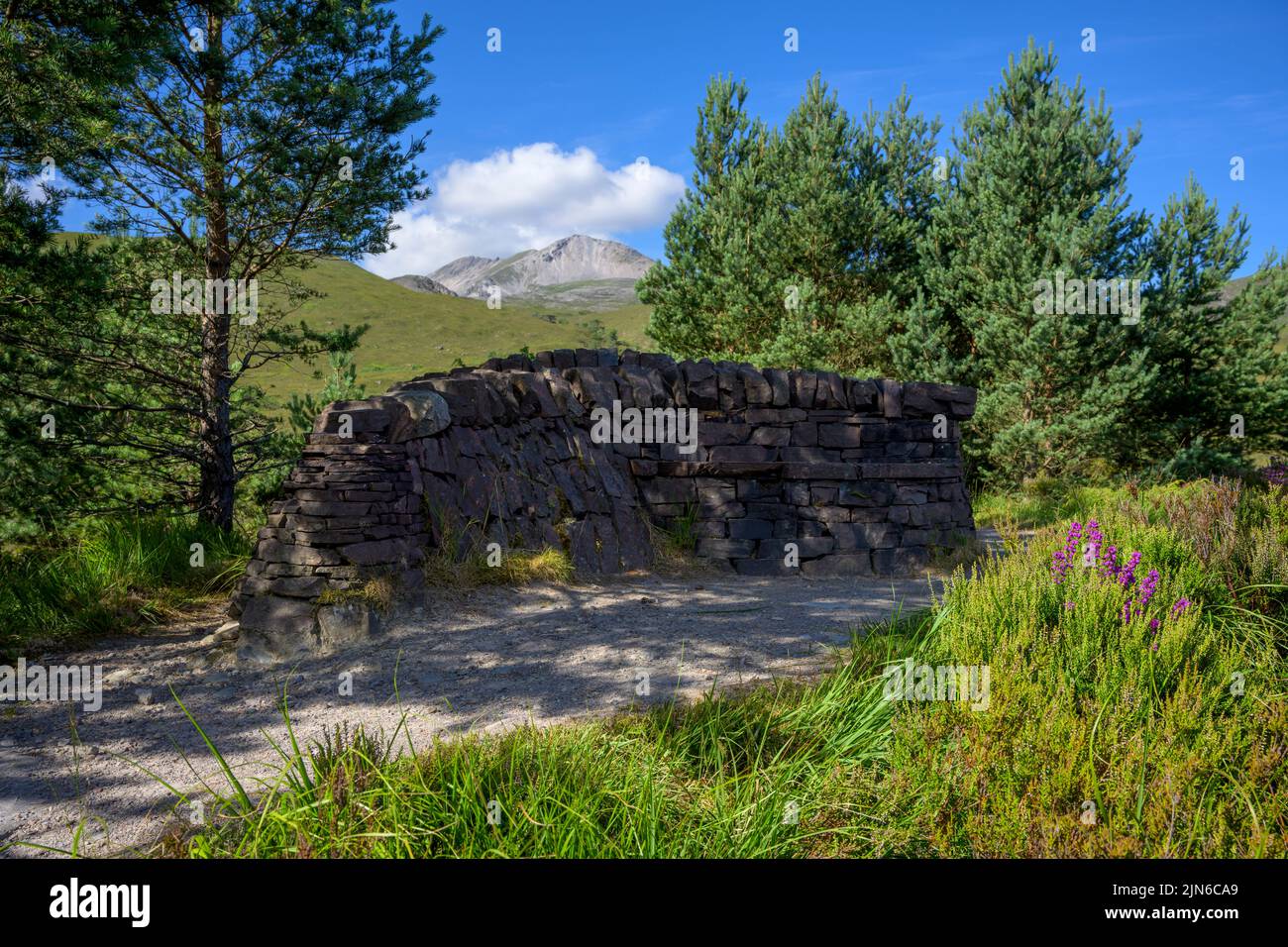 View of Beinn Eighe, Achnasheen from the trail Stock Photo - Alamy