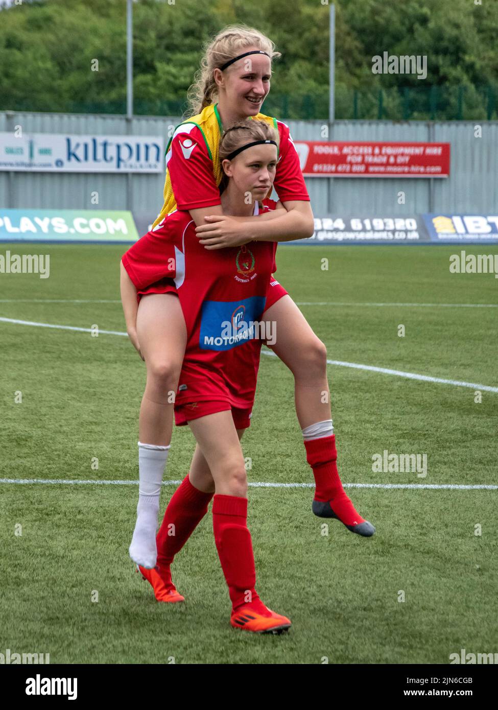 Falkirk, Scotland, United Kingdom. July 14th 2022: The Boys and Girls ...