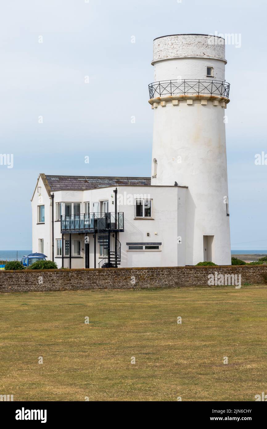 Hunstanton Lighthouse which is in Old Hunstanton, built at the highest ...