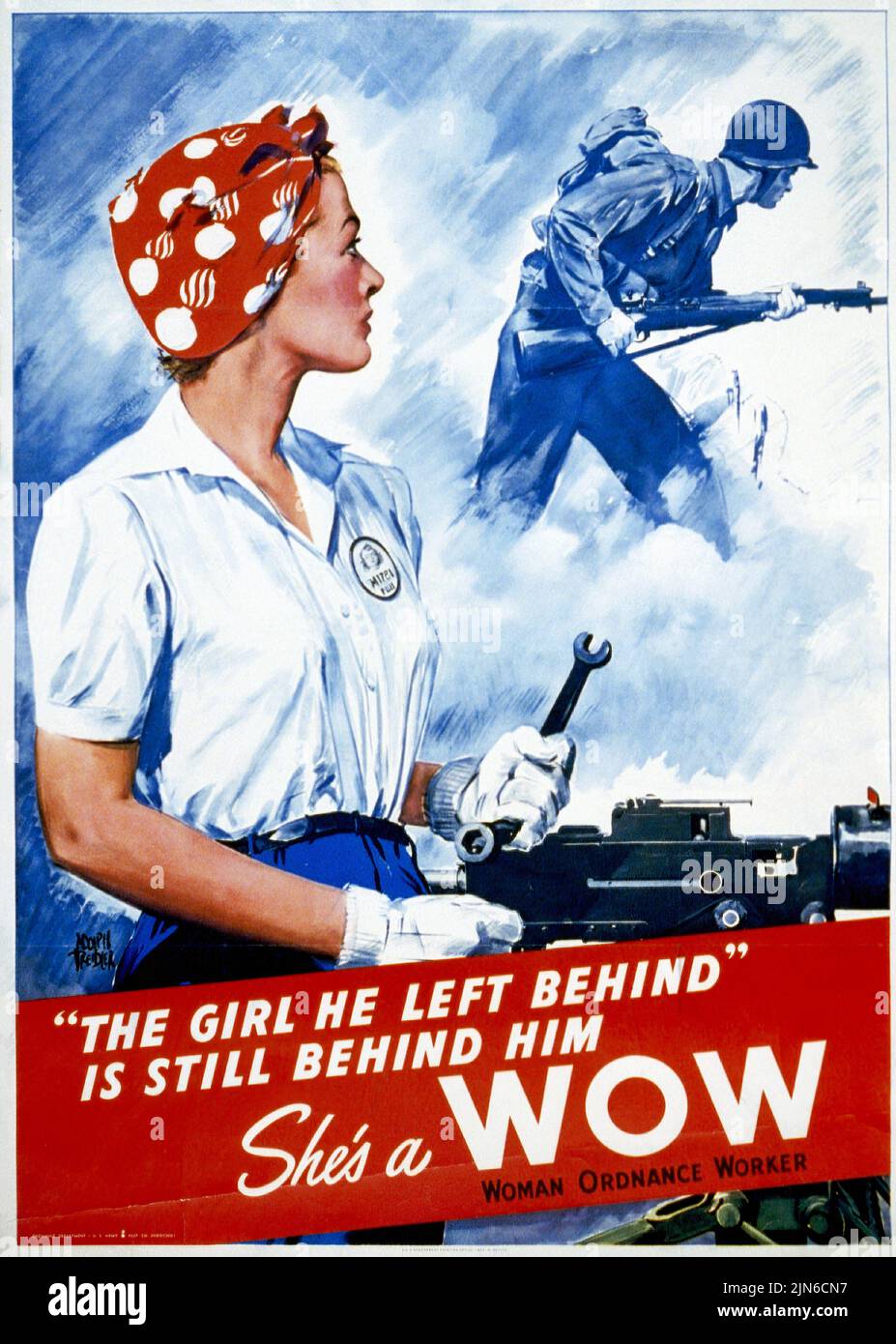 Propaganda ww2 us woman hi-res stock photography and images - Alamy