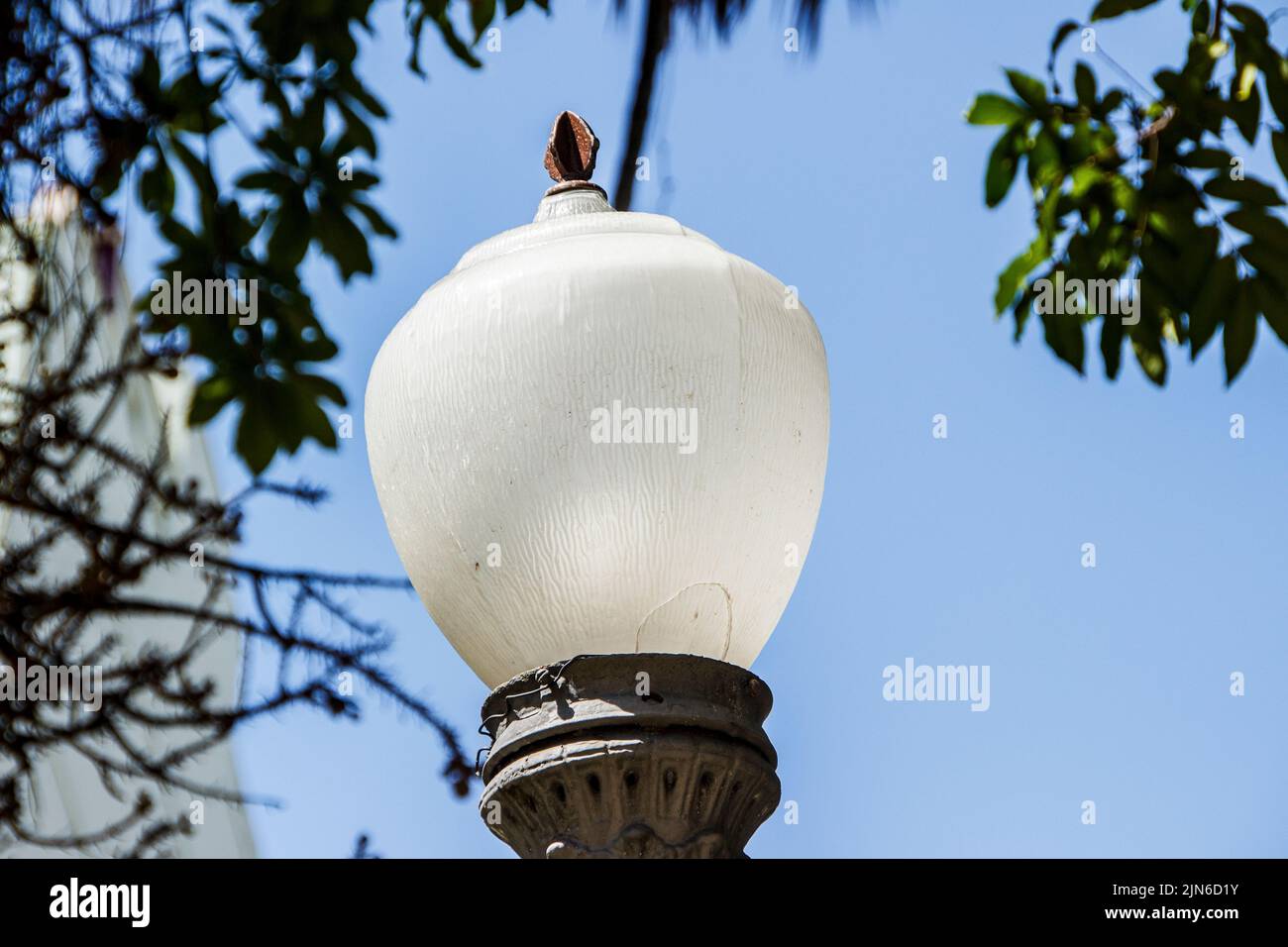 vintage post light Stock Photo - Alamy