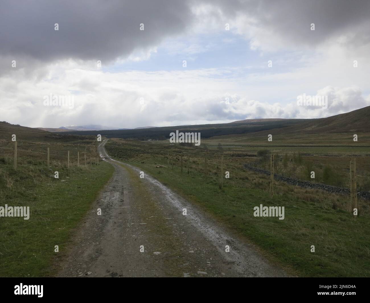 The Cape Wrath trail. Scottish Highlands. West coast of Scotland. UK ...