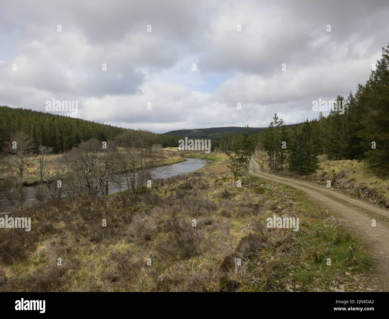 The Cape Wrath trail. Scottish Highlands. West coast of Scotland. UK ...