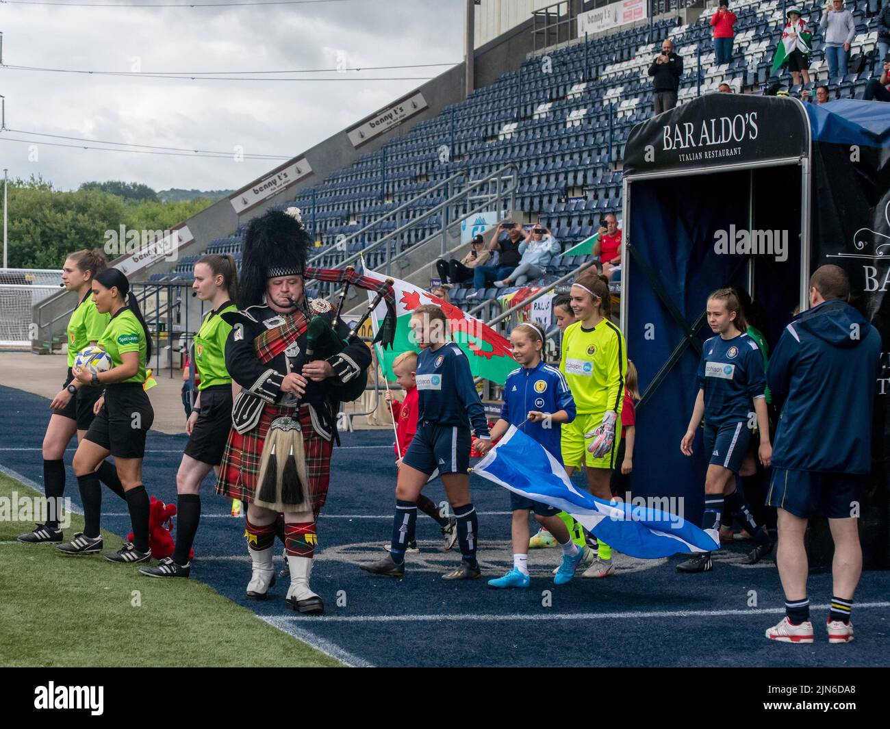 Falkirk, Scotland, United Kingdom. July 14th 2022: The Boys and Girls ...