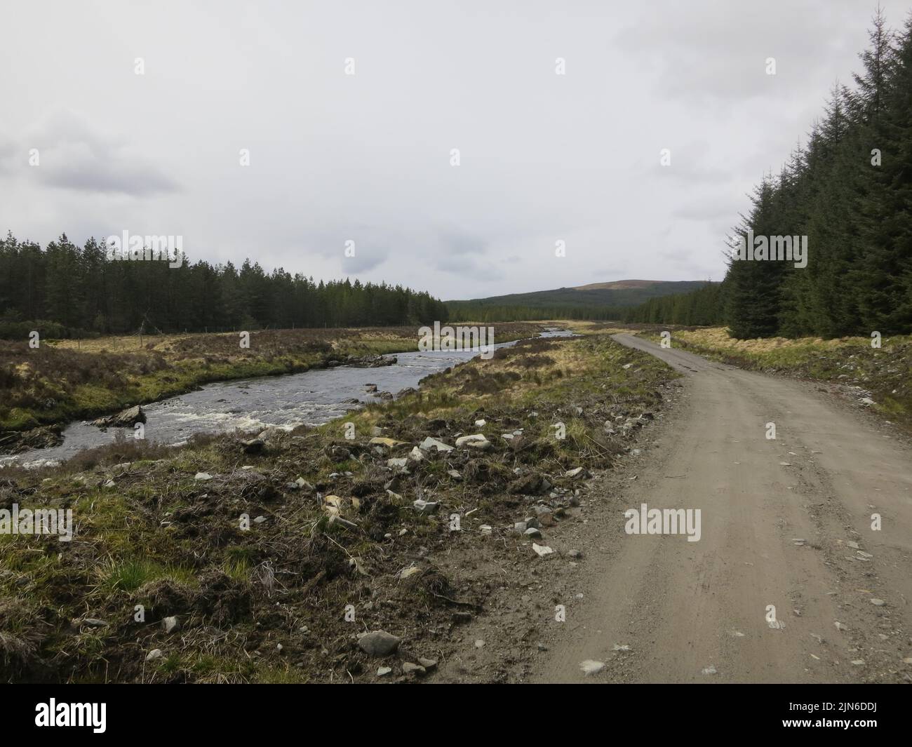The Cape Wrath trail. Scottish Highlands. West coast of Scotland. UK ...