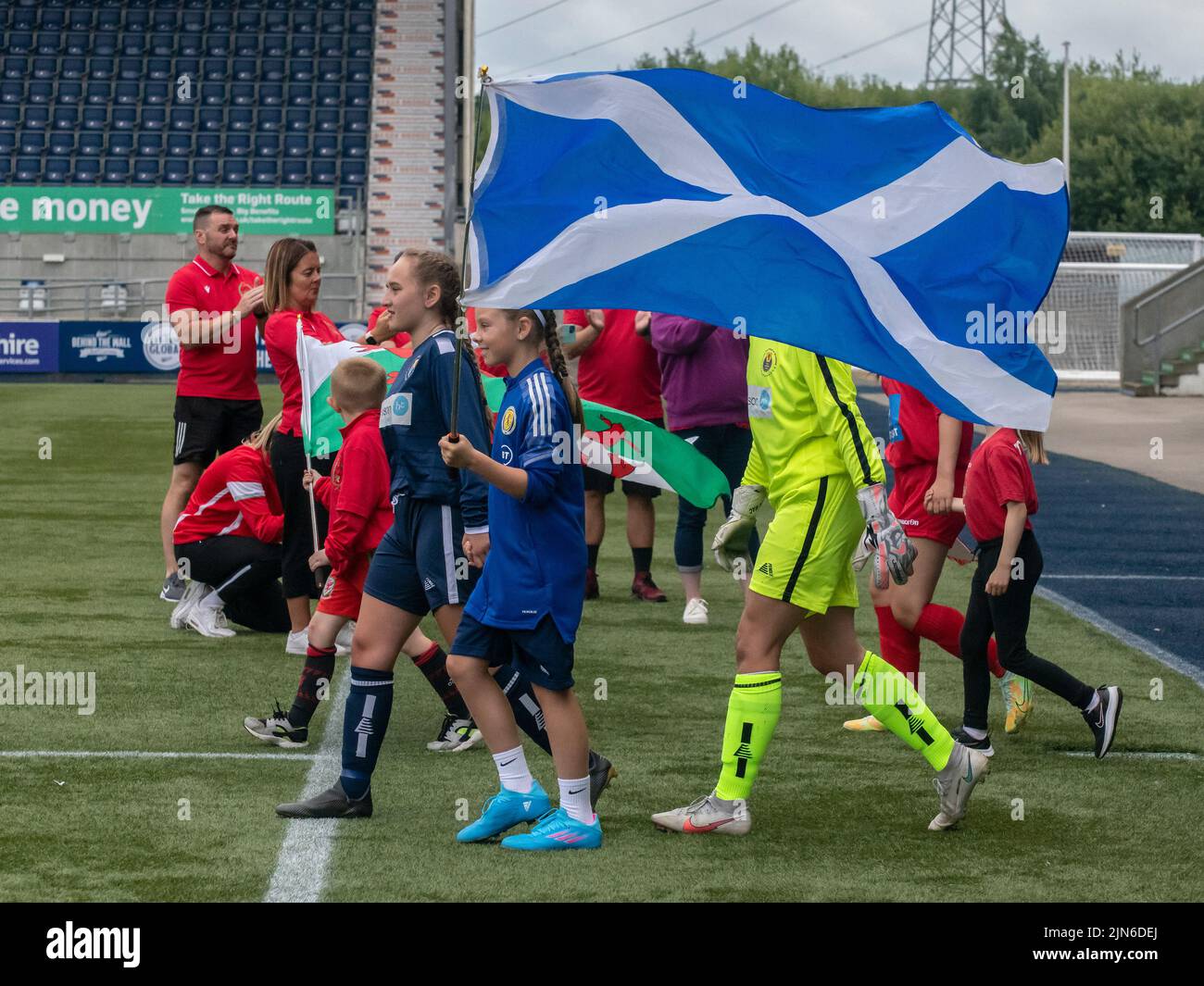 Falkirk, Scotland, United Kingdom. July 14th 2022: The Boys and Girls ...