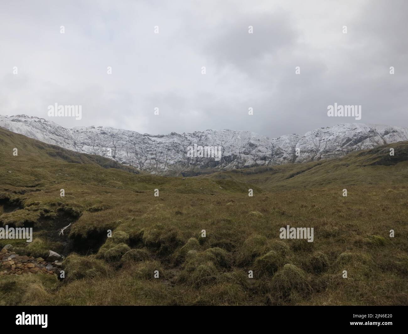 The Cape Wrath trail. Scottish Highlands. West coast of Scotland. UK ...