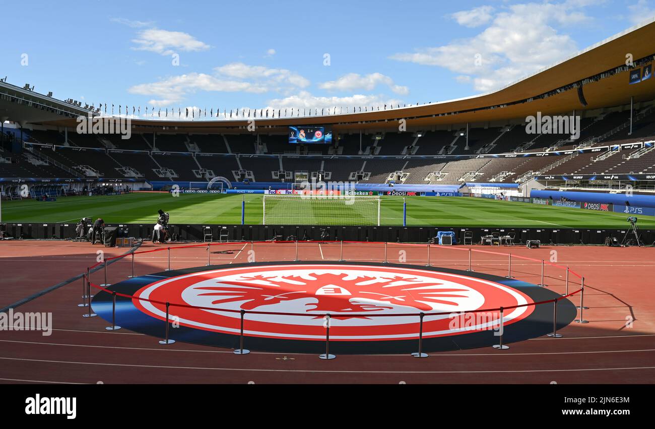 Helsinki, Finland. 09th Aug, 2022. Soccer: UEFA, Super Cup, before the ...