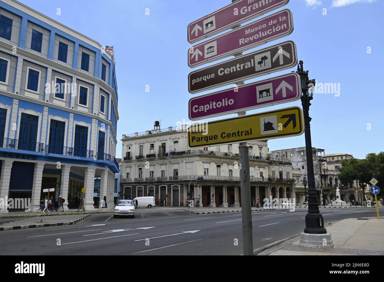 Landscape with scenic view of the iconic Telégrafo Axel Hotel and ...