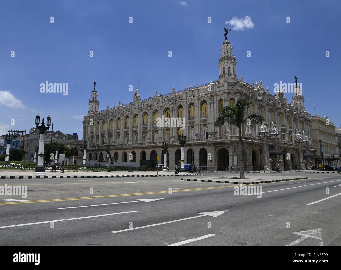 Scenic view of the Gran Teatro de La Habana a Baroque Revival historic ...