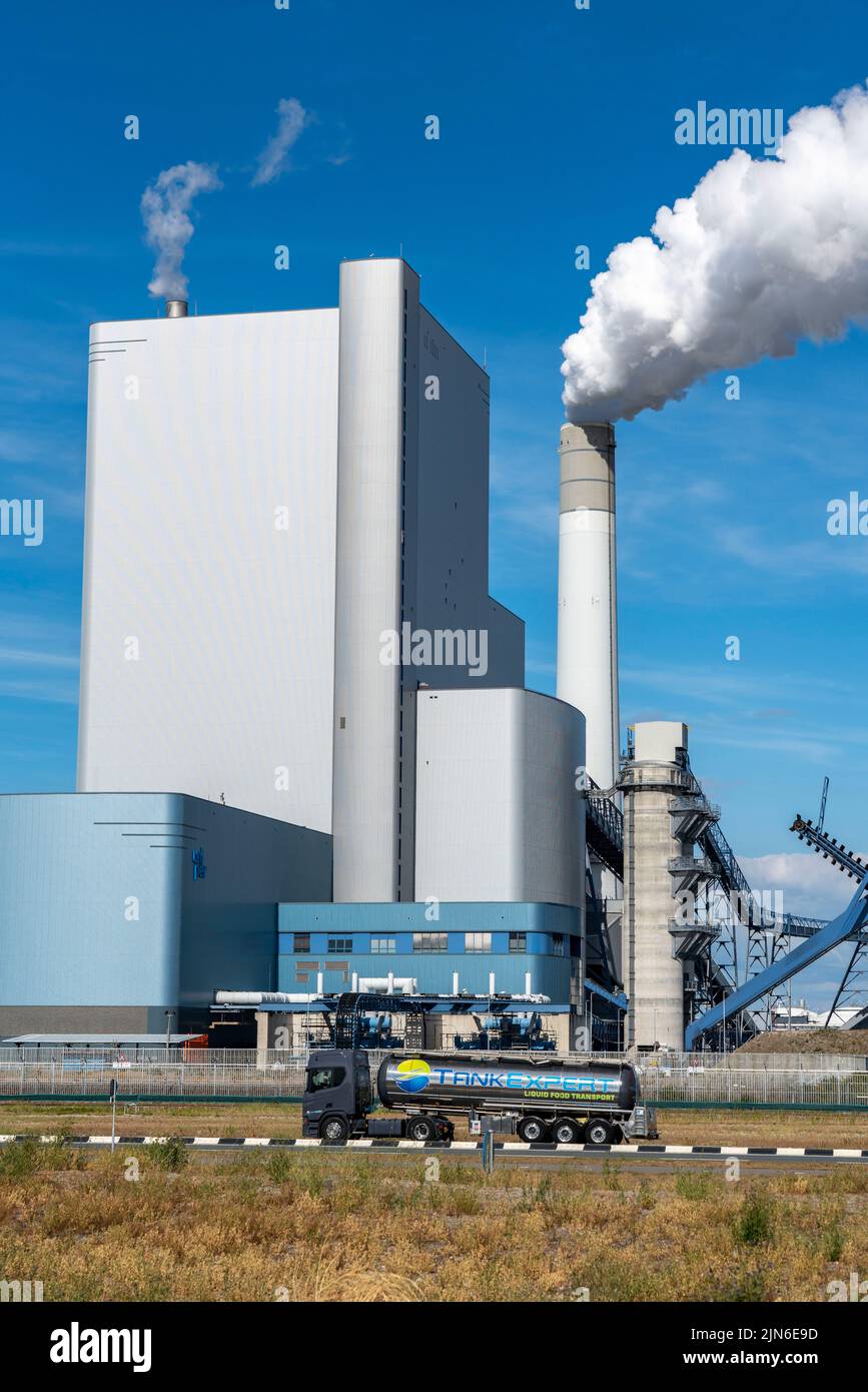 Uniper power plant Maasvlakte , coal-fired power plant, in the seaport ...