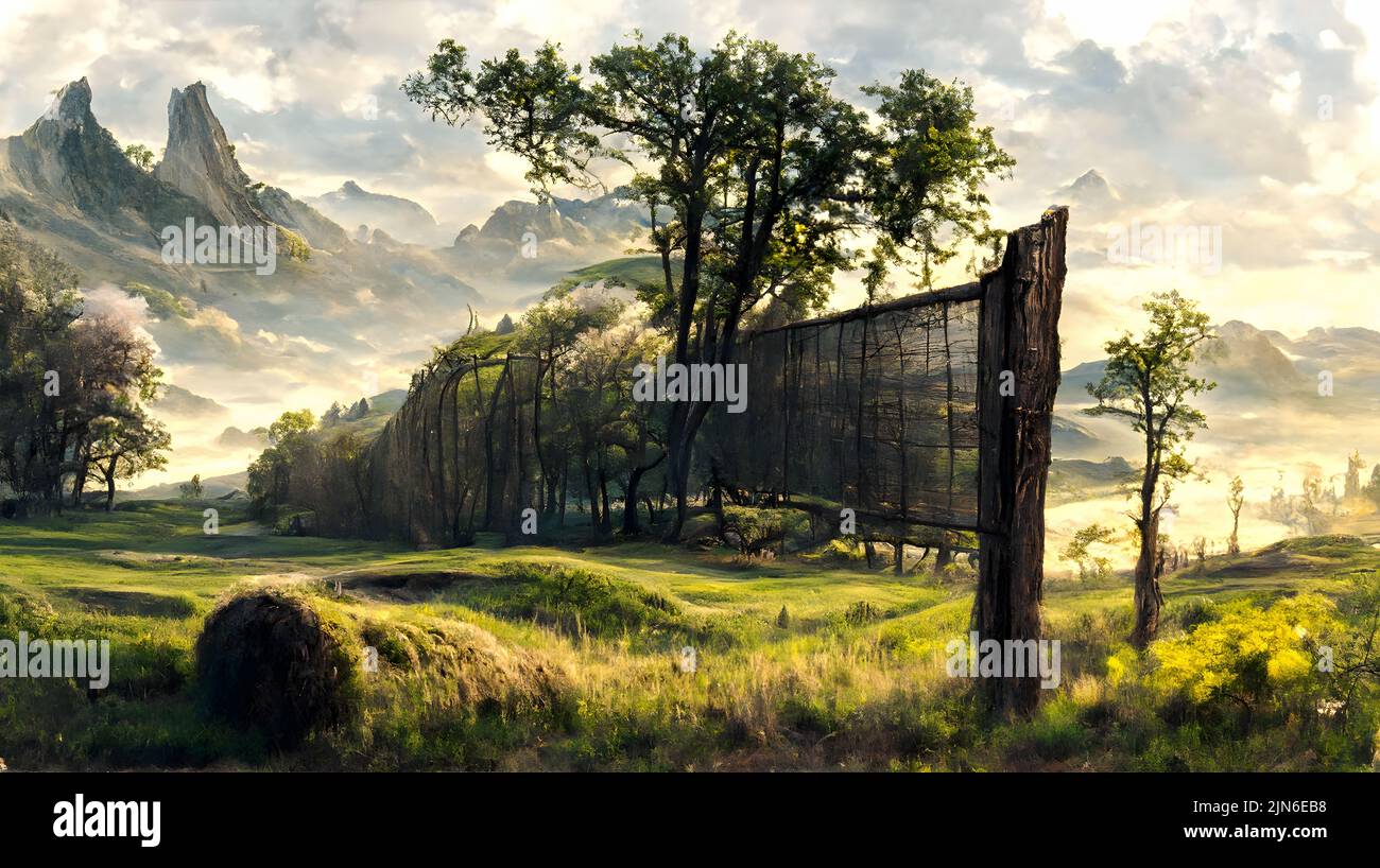 Misty artistic conception hi-res stock photography and images - Alamy