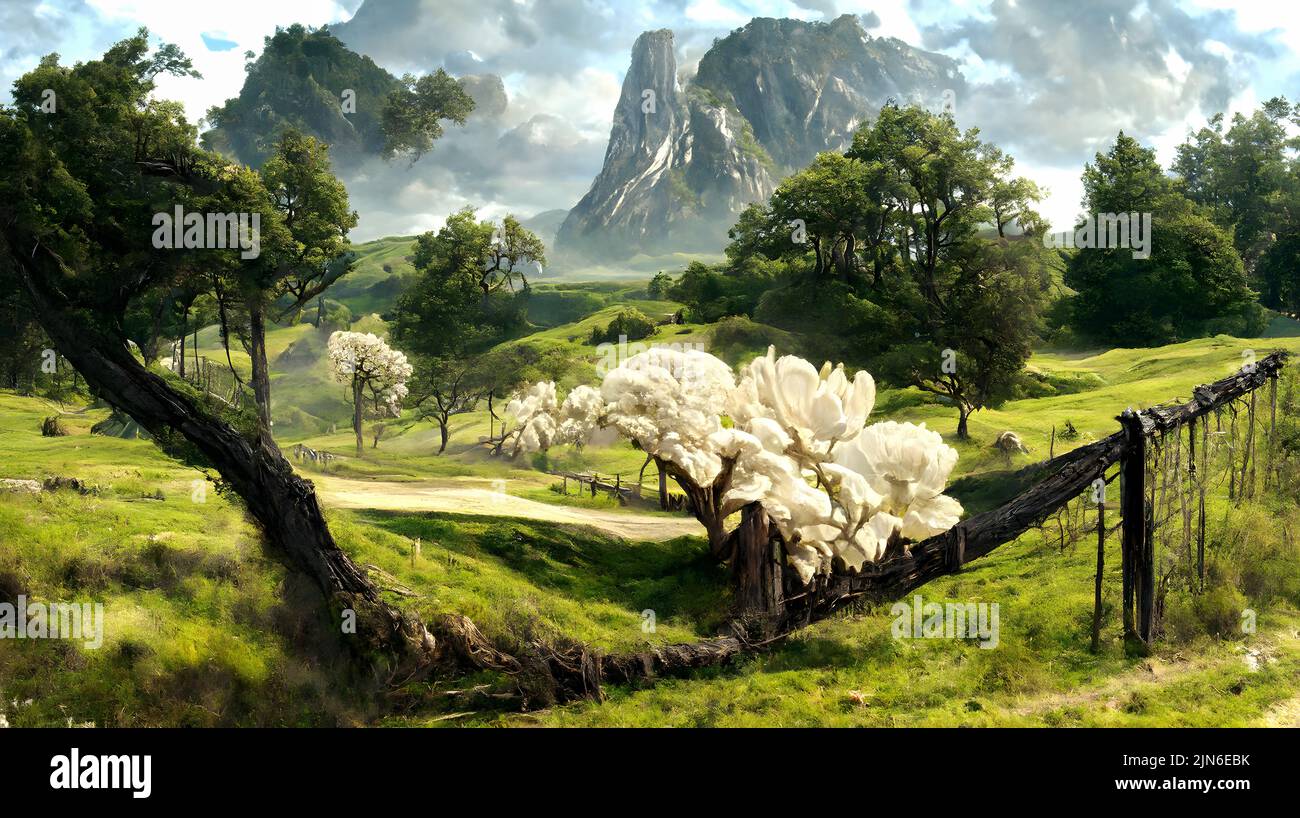 Misty artistic conception hi-res stock photography and images - Alamy