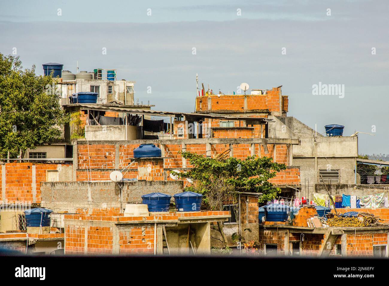 landscape of the Cantagalo favela Stock Photo - Alamy