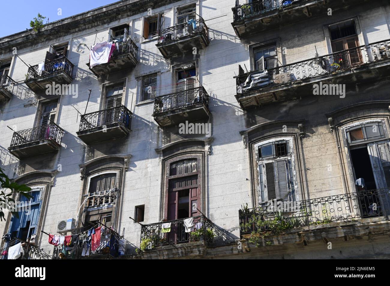 Cityscape with scenic view of an old Colonial building in the historic ...