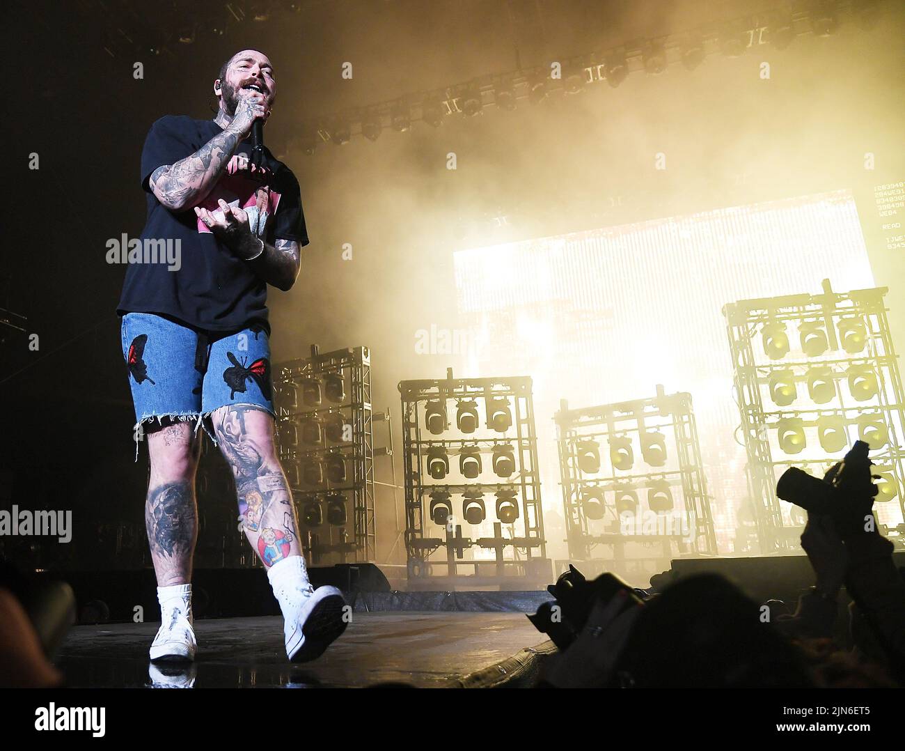Post Malone performs during the 2022 Outside Lands Music and Arts ...
