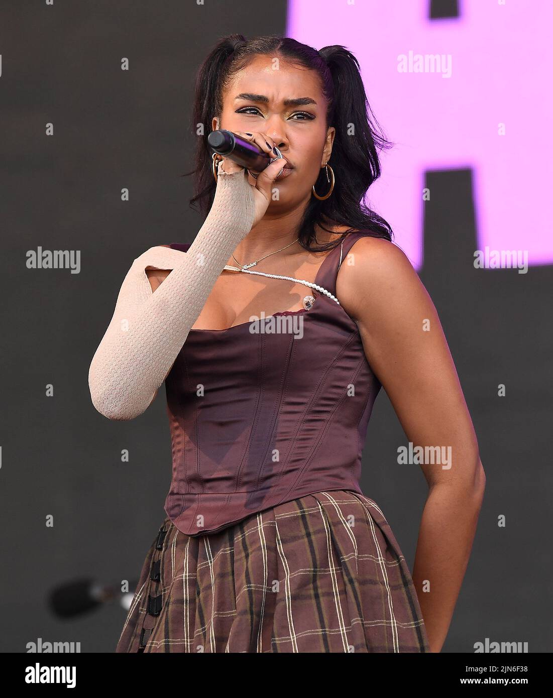 Amber Mark performs during the 2022 Outside Lands Music and Arts ...