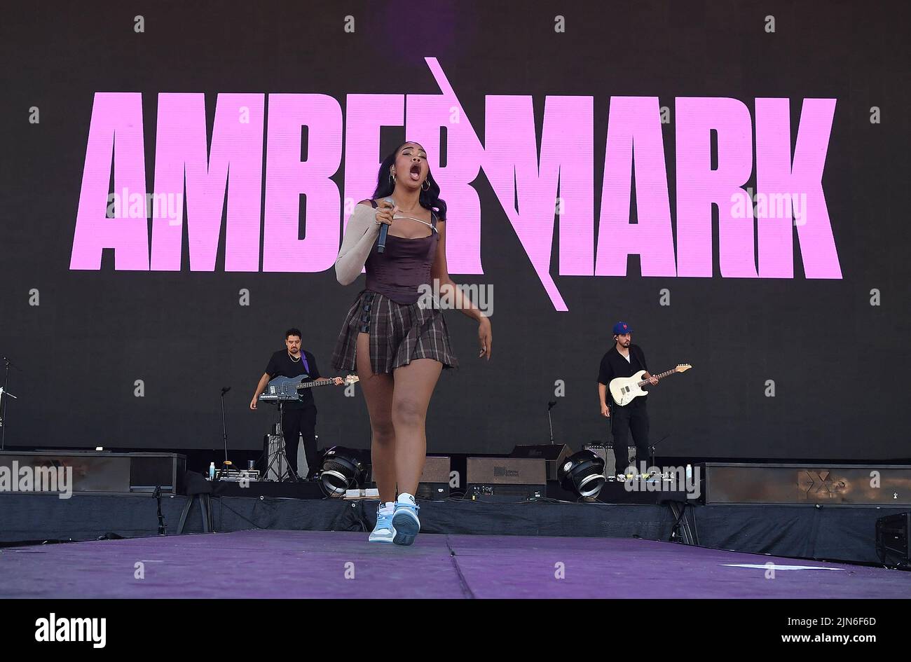 Amber Mark performs during the 2022 Outside Lands Music and Arts ...