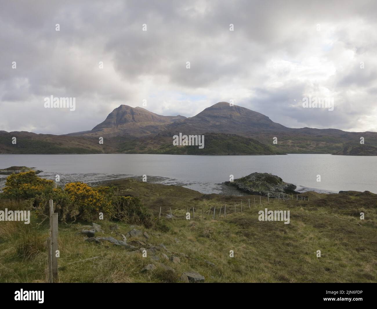 The Cape Wrath trail. Scottish Highlands. West coast of Scotland. UK ...