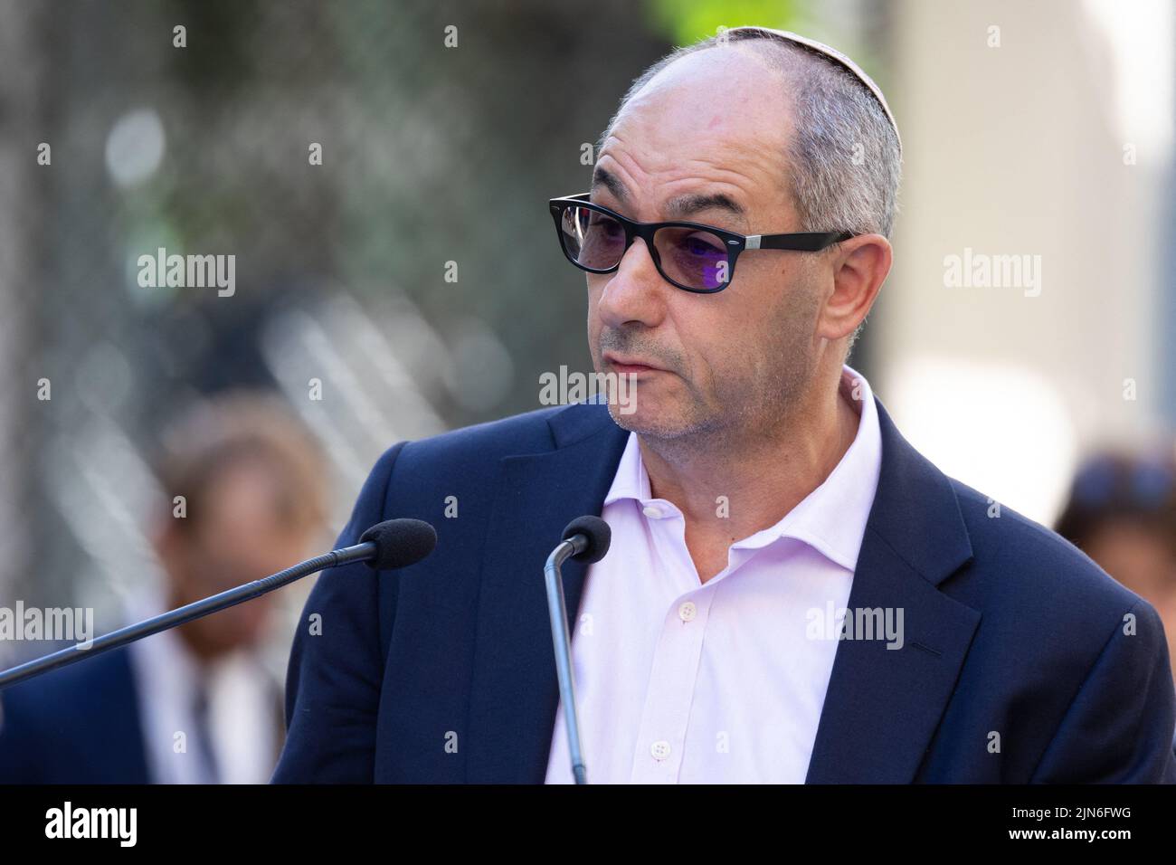 Victims during the ceremony marking the 40th anniversary of the so ...