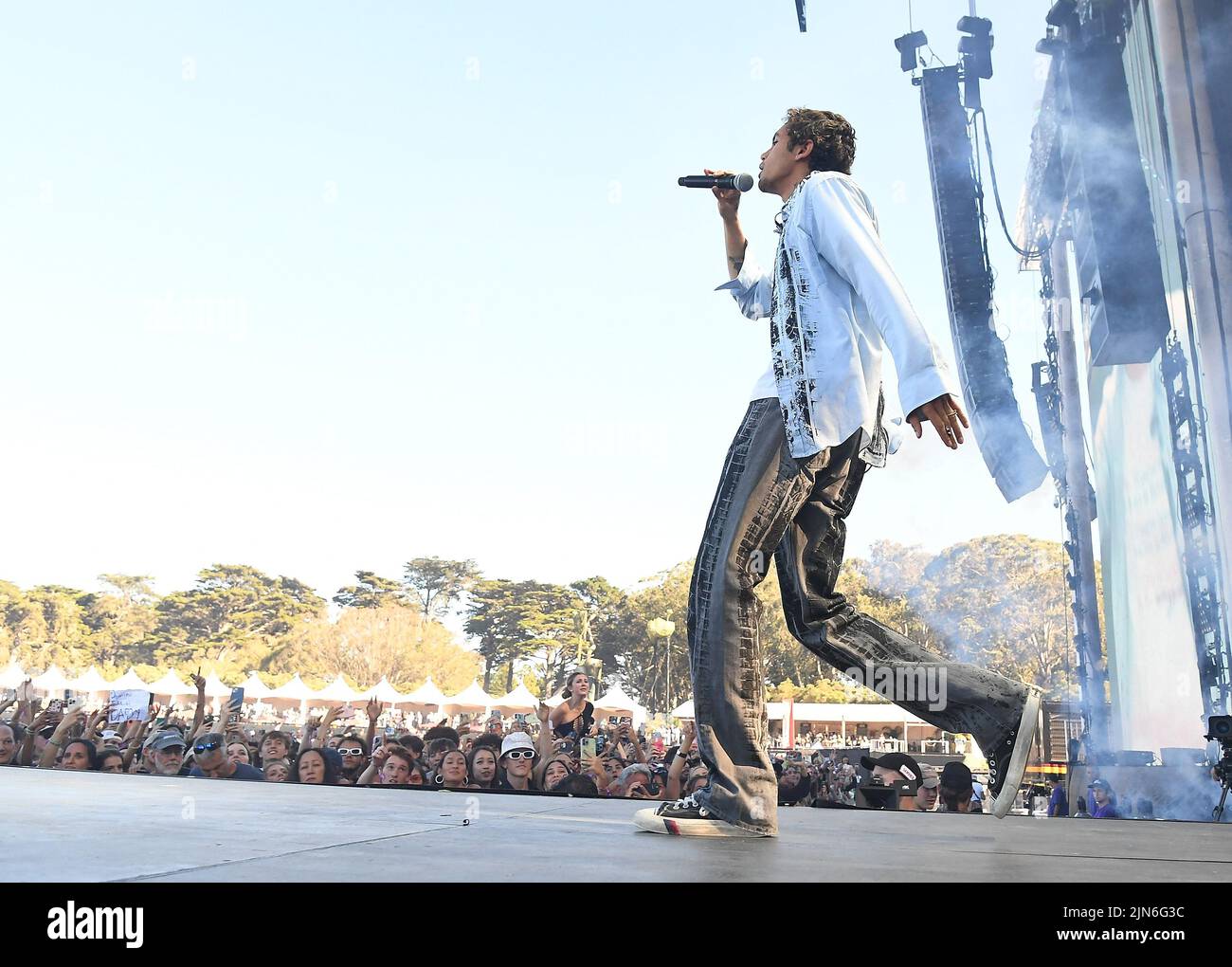 Dominic Fike performs during the 2022 Outside Lands Music and Arts ...