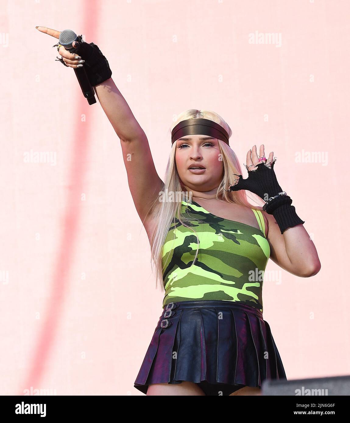 Kim Petras performs during the 2022 Outside Lands Music and Arts ...