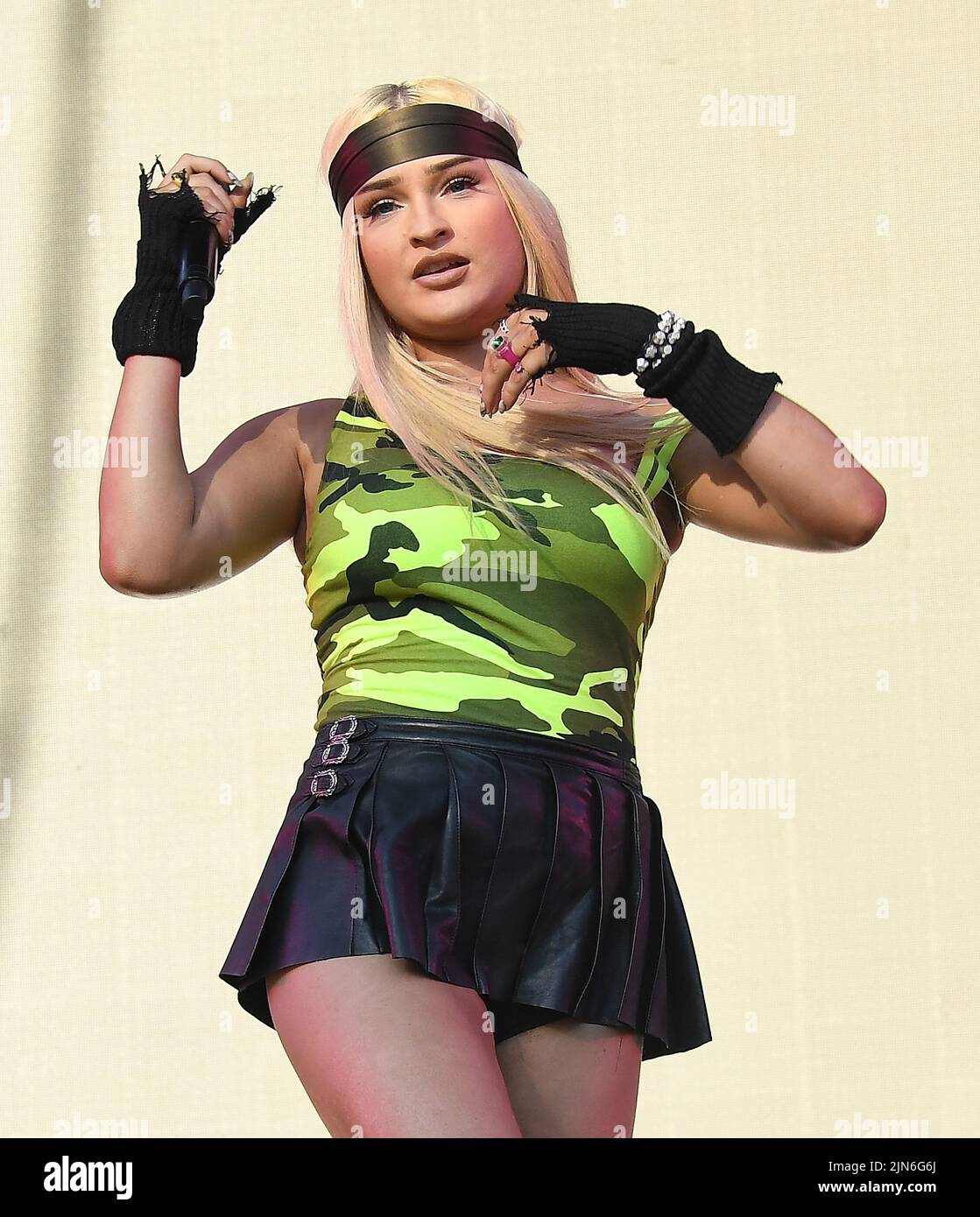 Kim Petras performs during the 2022 Outside Lands Music and Arts ...