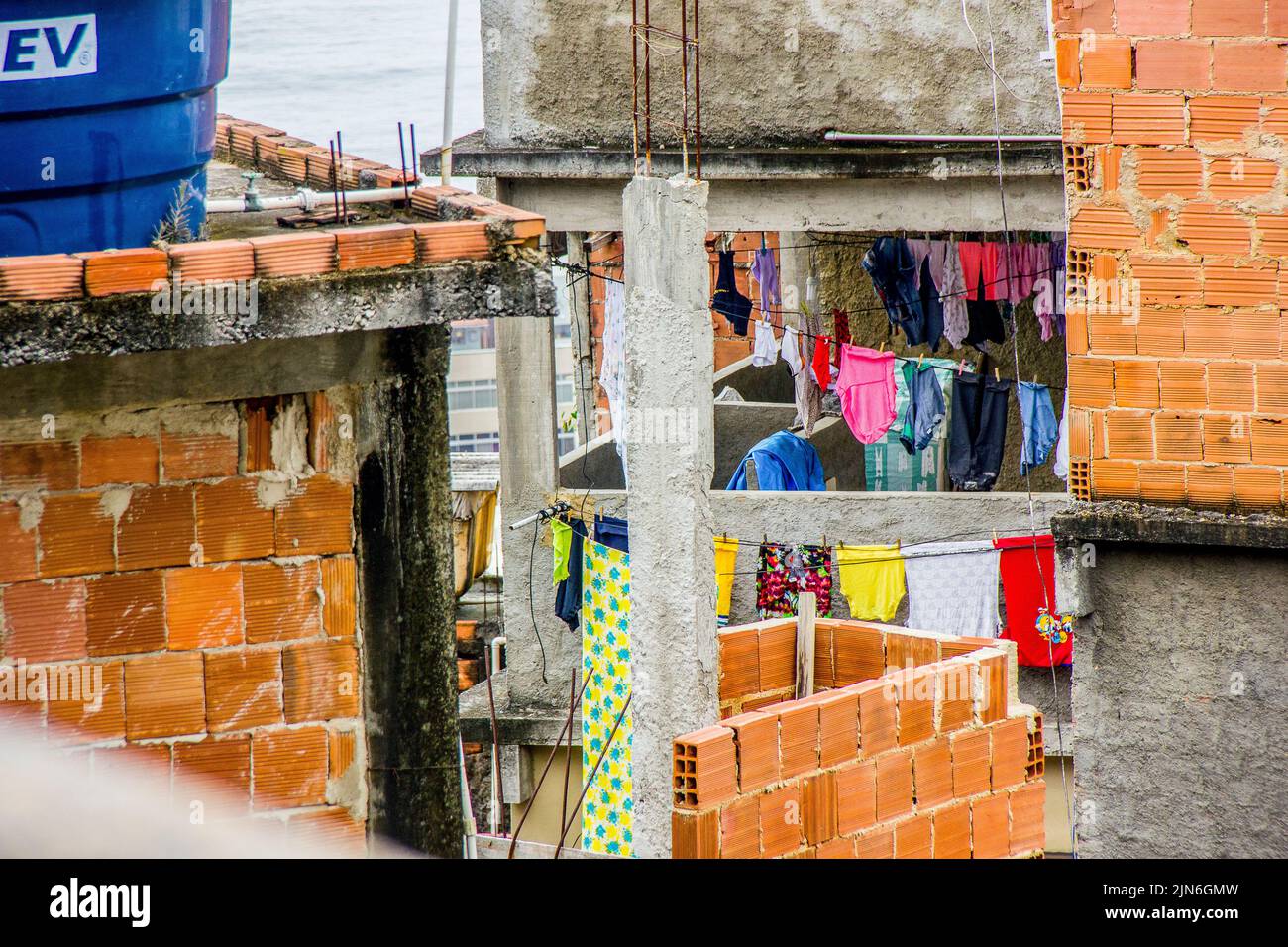 landscape of the Cantagalo favela Stock Photo - Alamy
