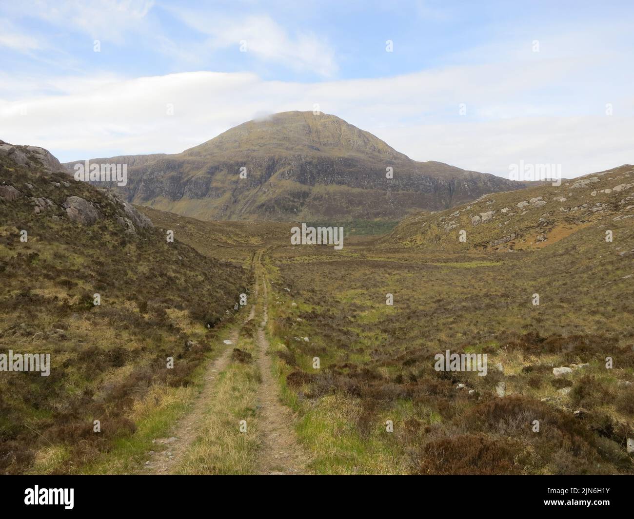 The Cape Wrath trail. Scottish Highlands. West coast of Scotland. UK ...