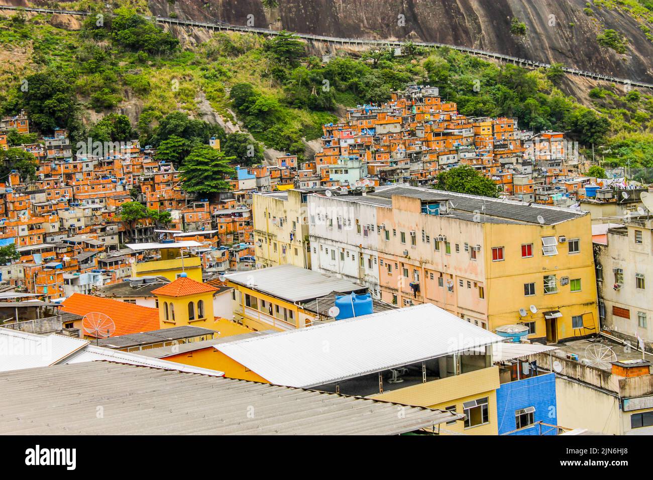 Details of the Rocinha favela in Rio de Janeiro - brazil Stock Photo ...