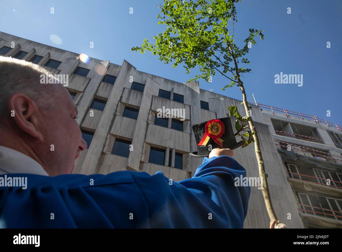 Illustration picture shows the 2022 edition of the Meyboom festivities ...