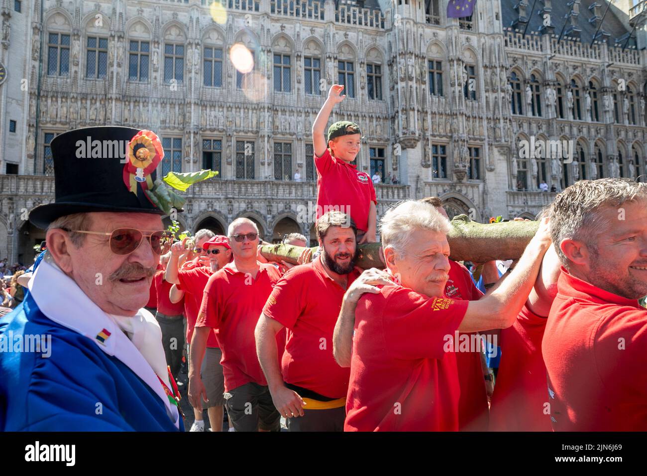 Illustration picture shows the 2022 edition of the Meyboom festivities ...