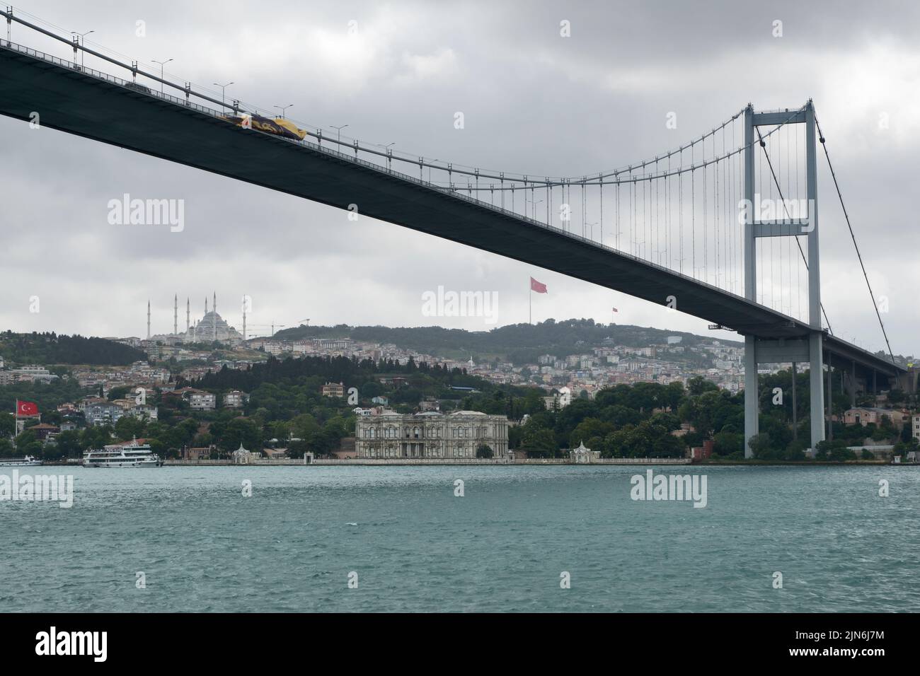 Istanbul, Turkey: Bosphorus Bridge, known officially as the 15 July ...