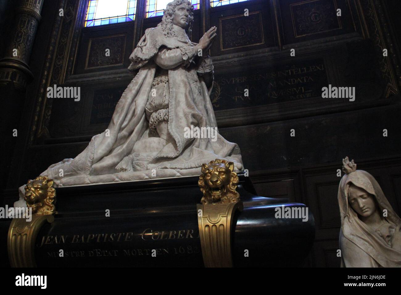 colbert's tomb at saint-eustache church in paris in france Stock Photo ...